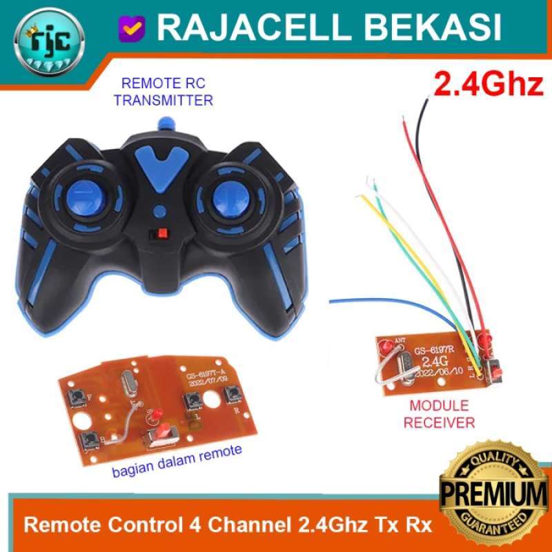 Jual Module Pcb Mainan Rc Remote Control 2.4ghz 4ch Gs-6197 Universal ...