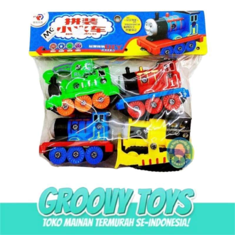 Jual Mainan Anak Diy Assemble Train - Mainan Kereta Bongkar Pasang Di ...
