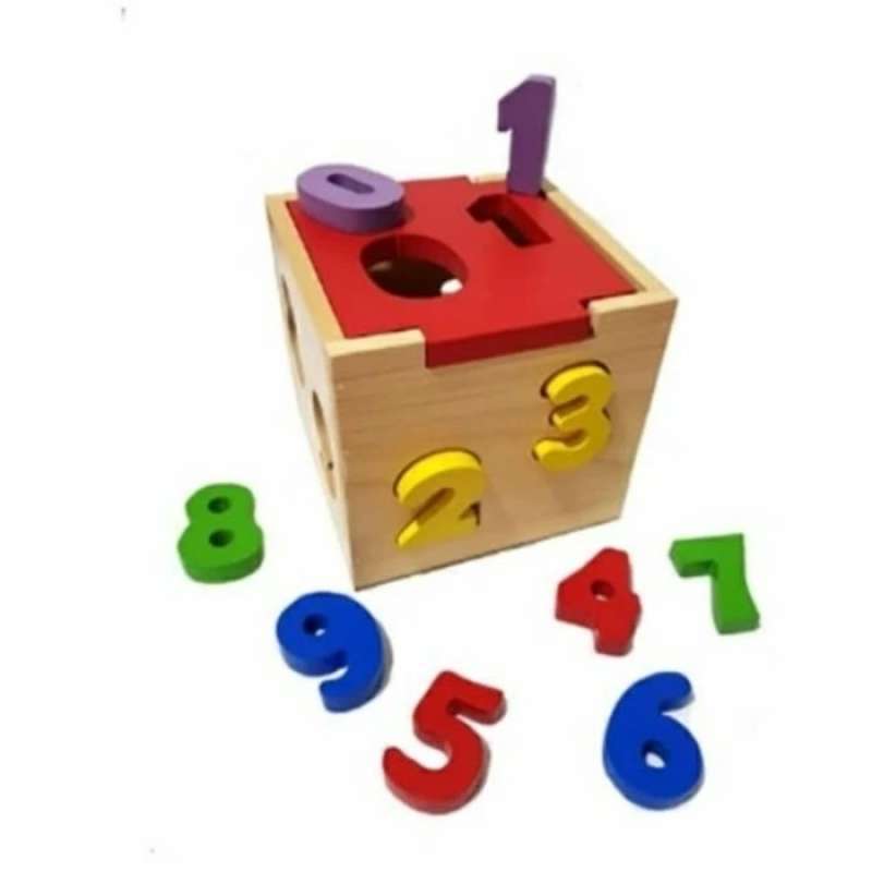 Jual Mainan Edukasi Anak Sorting Box Puzzle Block Shape Geometri Di ...