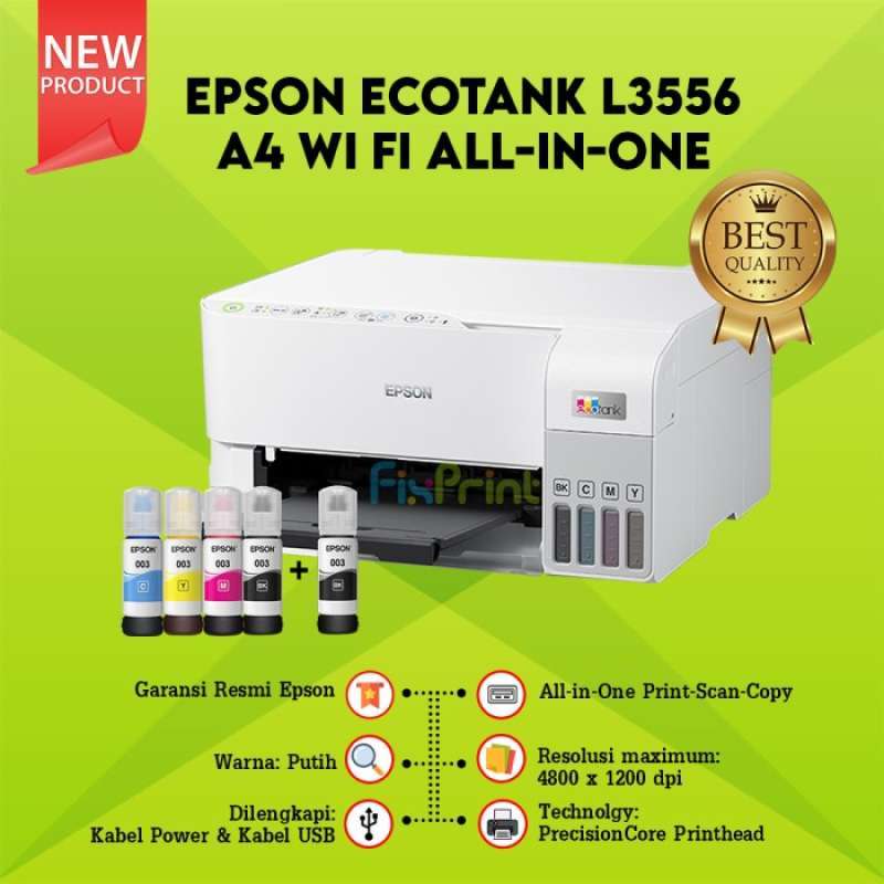 Promo 100% Produk Ori Printer Multifungsi Epson L3550 L3556 Print Scan Copy A4 Garansi Diskon 23 ...