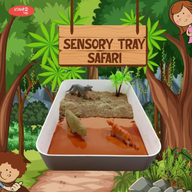 Promo Sensory Tray Sensory Play - Safari Diskon 23% Di Seller ...