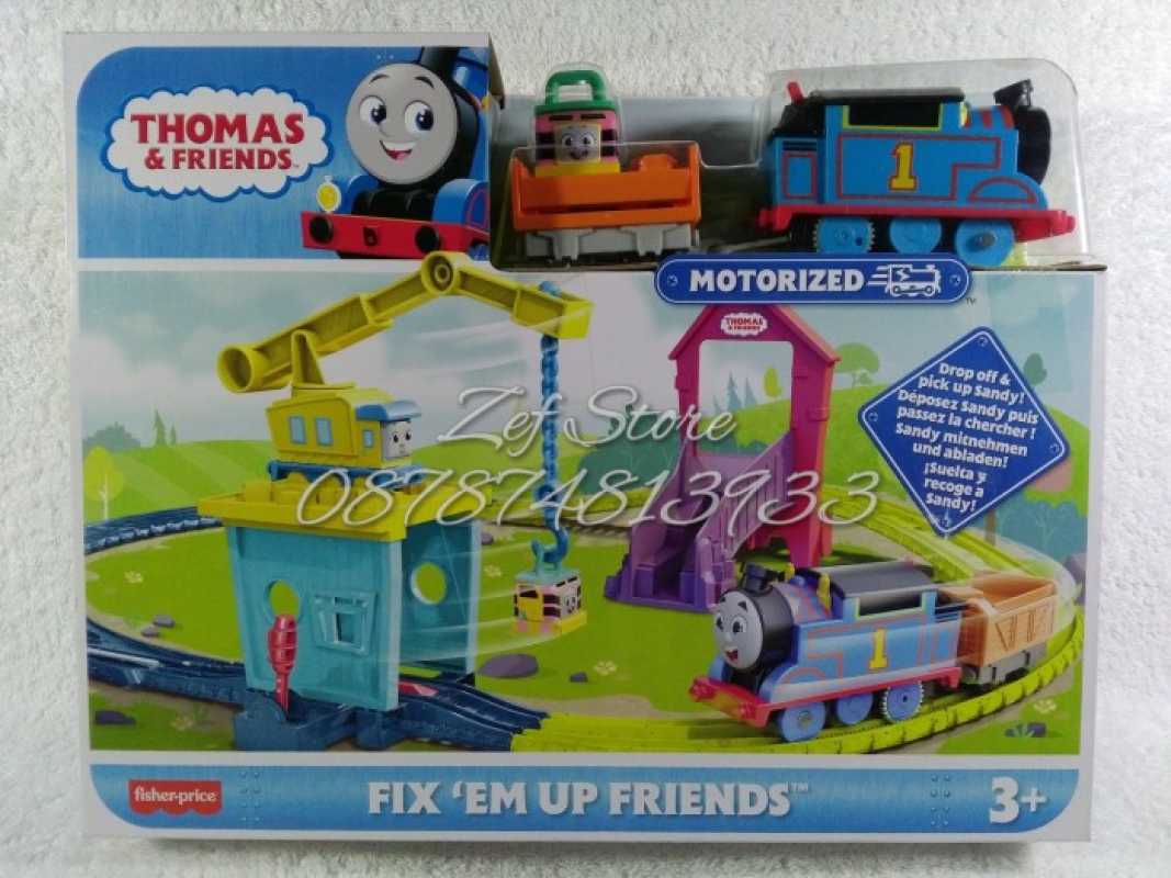 Jual Thomas & Friends Fix Em 'em Up Friends Track Set With Motorized ...