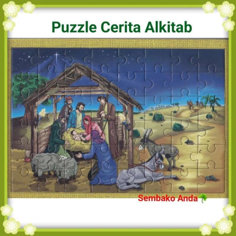 Jual Puzzle Cerita Alkitab. Anak. 29,5 X 21 Cm - Yesus+12 Murid Di ...