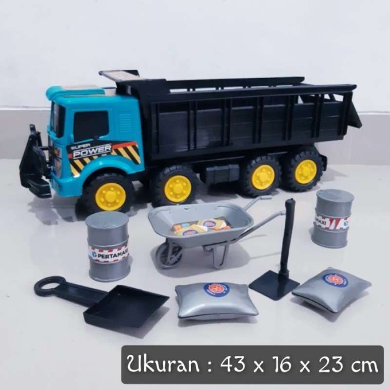 Jual Mainan Mobil Truck Dump Super Jumbo - Mobil Truk Pasir Besar Anak ...