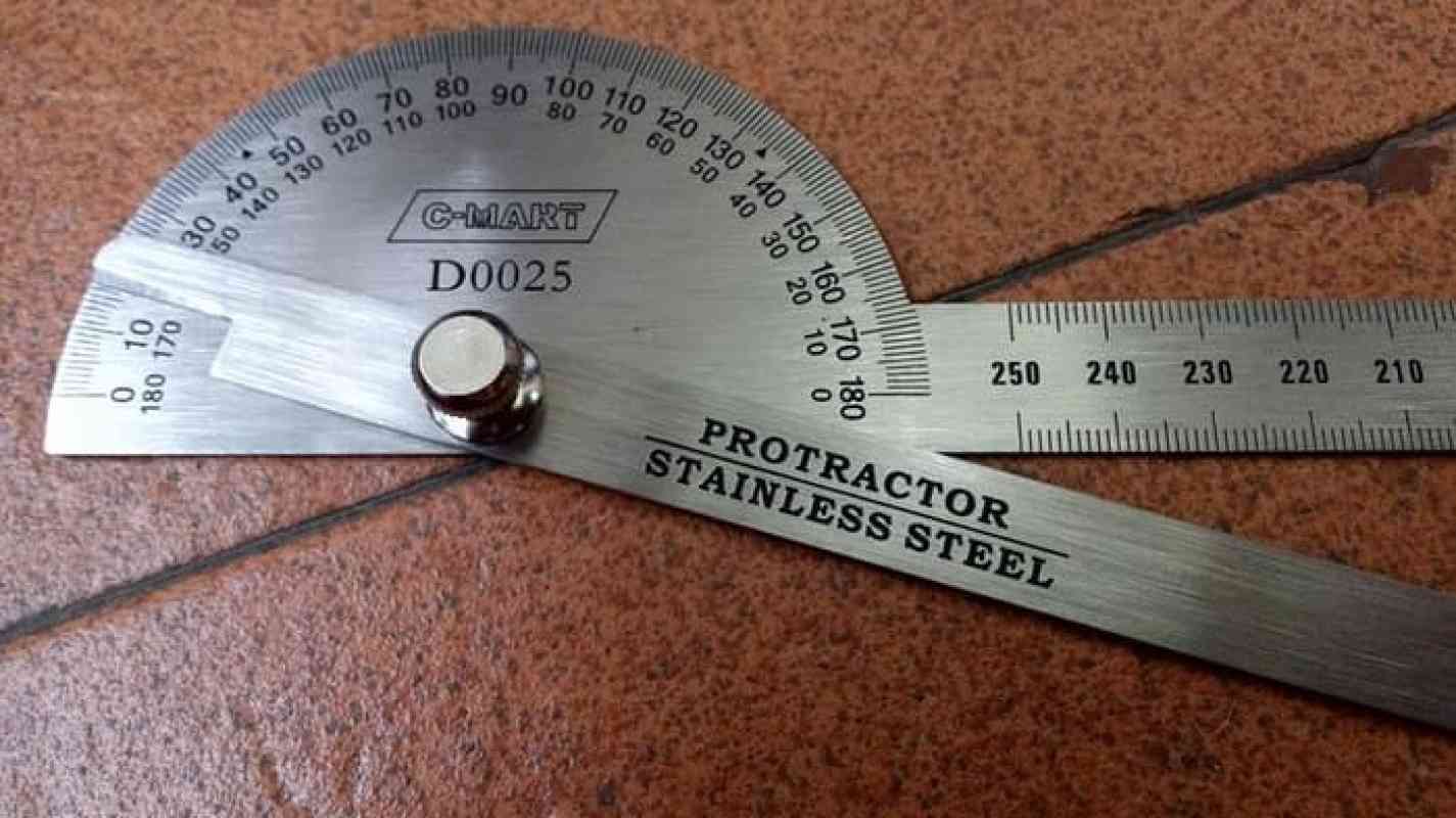 Jual Busur Derajat Stainless Penggaris Sudut Ukuran Besar Protractor C ...