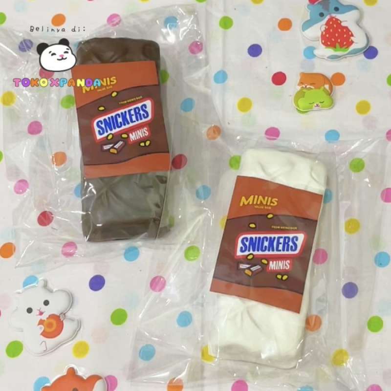 Jual Squishy Hachimi Chocolate Bar Snickers Jumbo Soft & Slow Di Seller ...