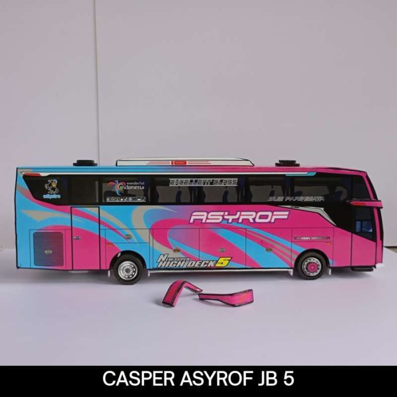 Jual Miniatur Bus Papercraft Casper Asyrof Jb 5 Hadiah Dan Pajangan - Non Vernis Di Seller ...