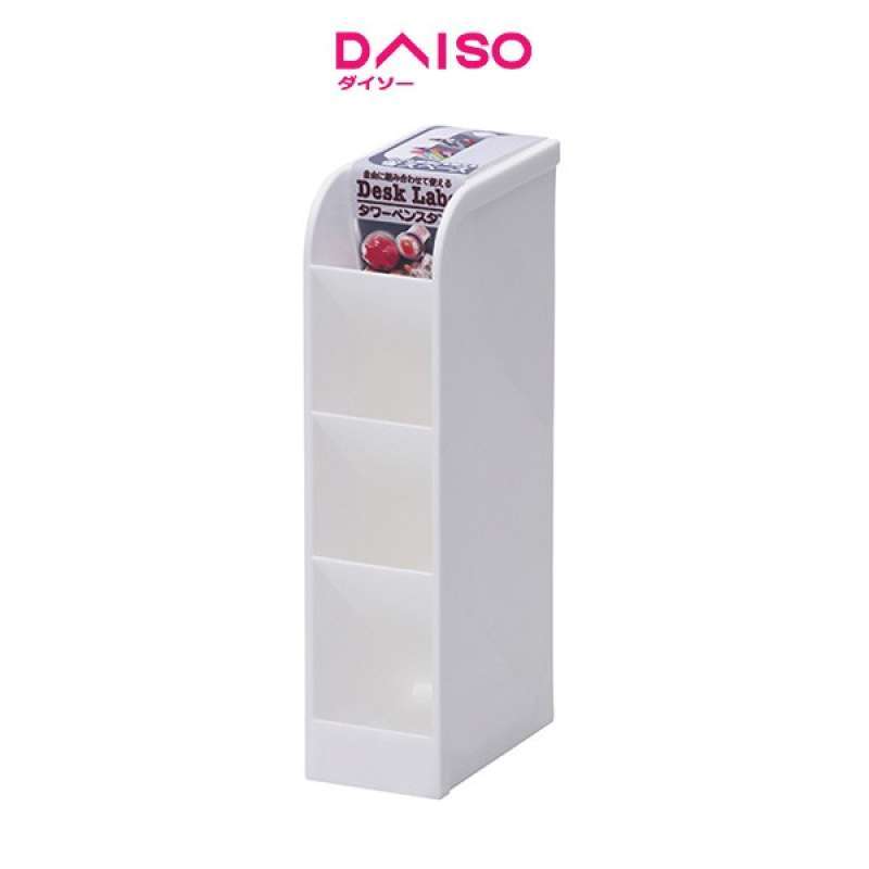 Jual Daiso Desklabo Tower Pencil Stand White Di Seller Velvet Store ...