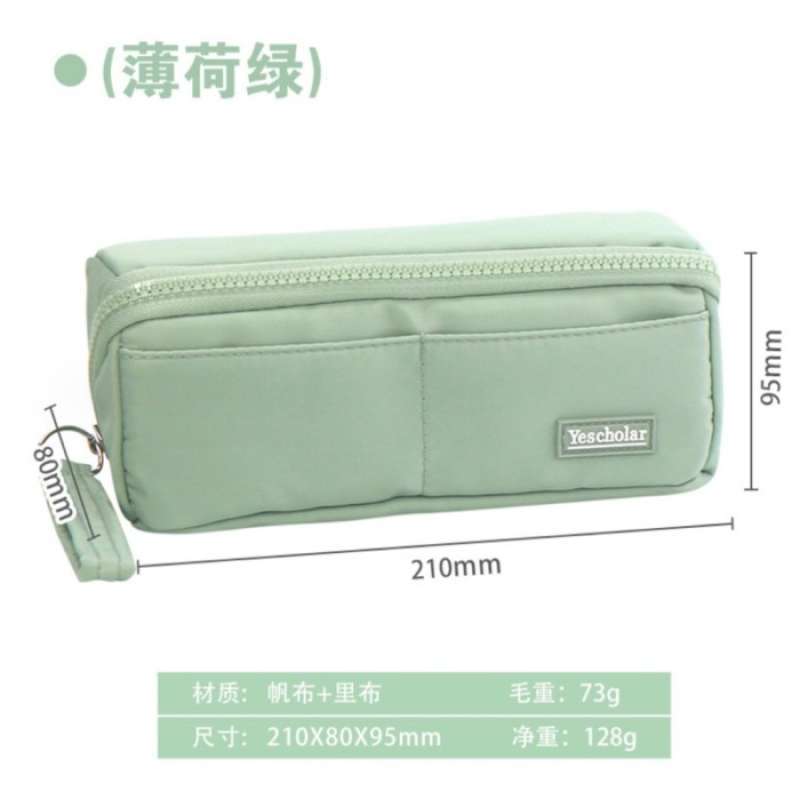 Jual Pencil Case Kotak Pensil Aesthetic Korea Style Tempat Pensil Besar ...