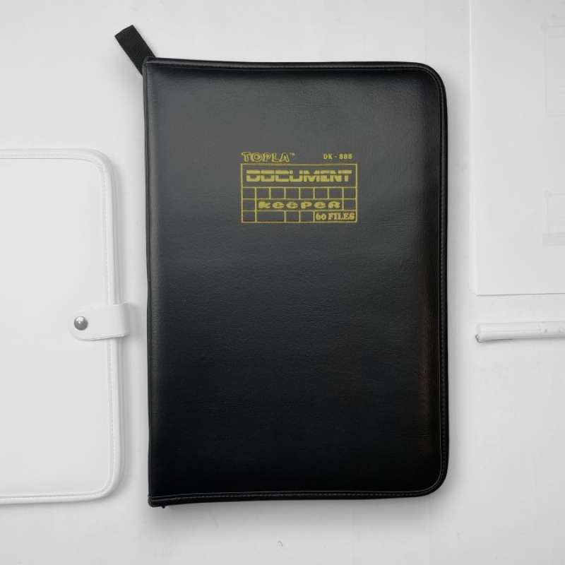 Jual Map Dokumen Keeper Map File Resleting Kulit Anti Air Isi 60 Lembar ...