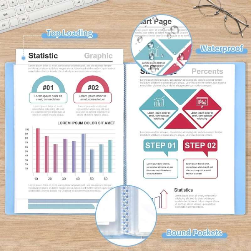 Jual Map Plastik / File Dokumen Keeper / Clear Holder F4 Folio 100 ...