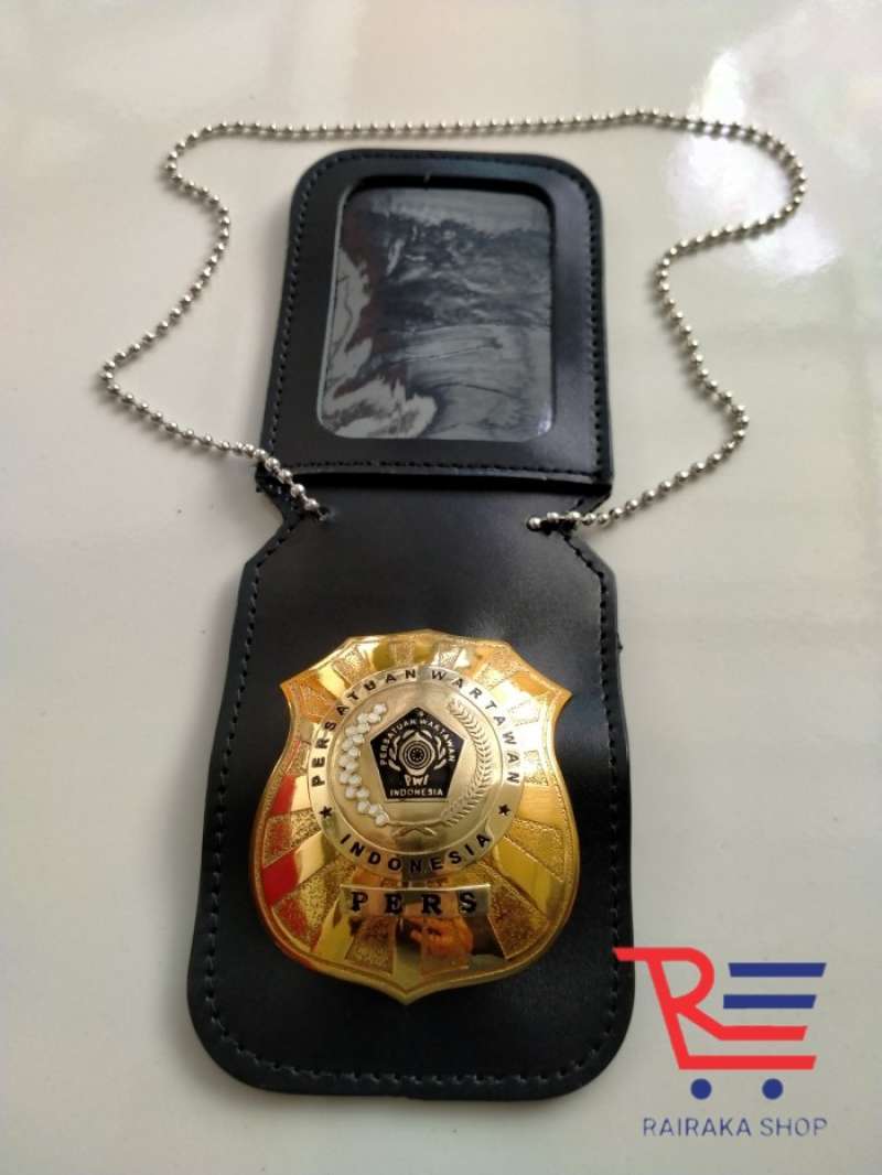 Jual Id Card Name Tag Kulit | Kalung Lencana Logo | Wartawan Pers Di ...