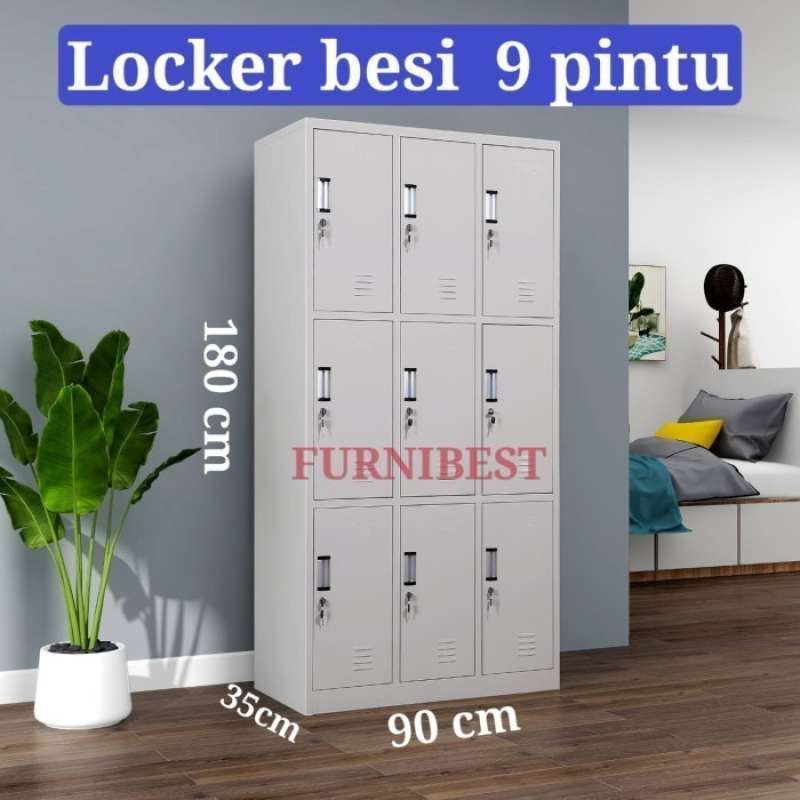 Jual Locker Besi / Loker Besi Furnibest - 12 Pintu Di Seller Kingyo ...