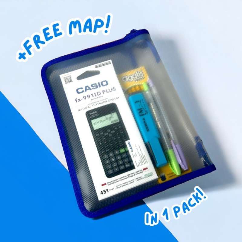 Jual Casio Calculator Fx-991-id Plus Bundling Map Atk - Limited Edition ...