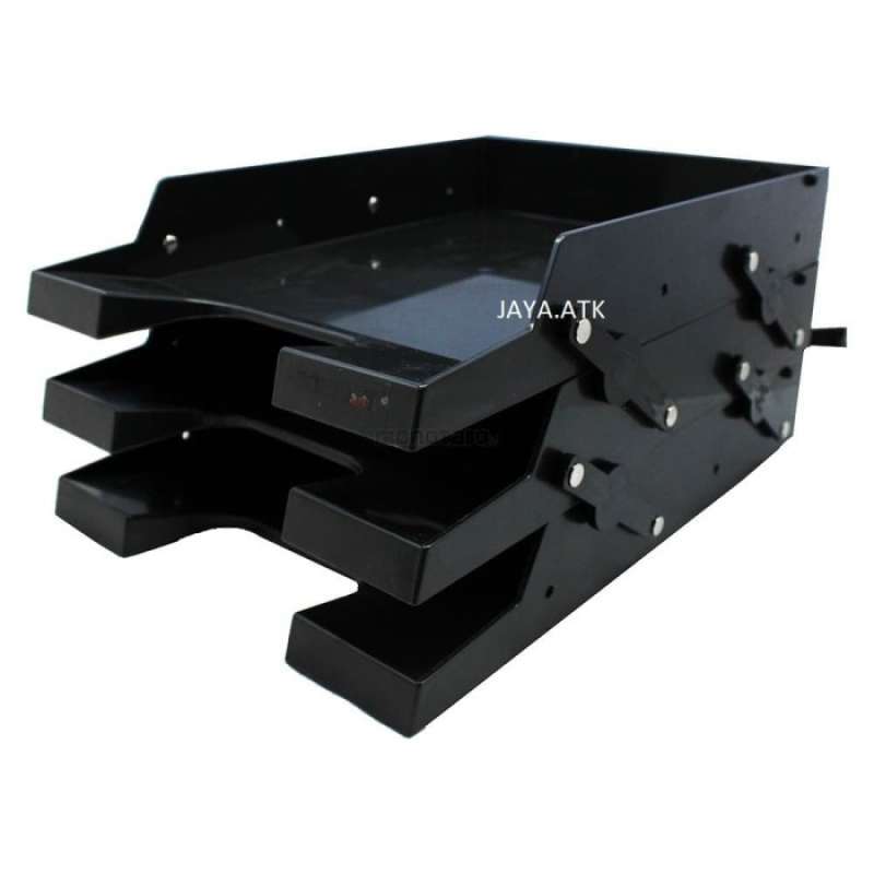 Jual Rak Kertas Dokumen Susun 3 Tingkat Elevated Tray Letter Tray ...