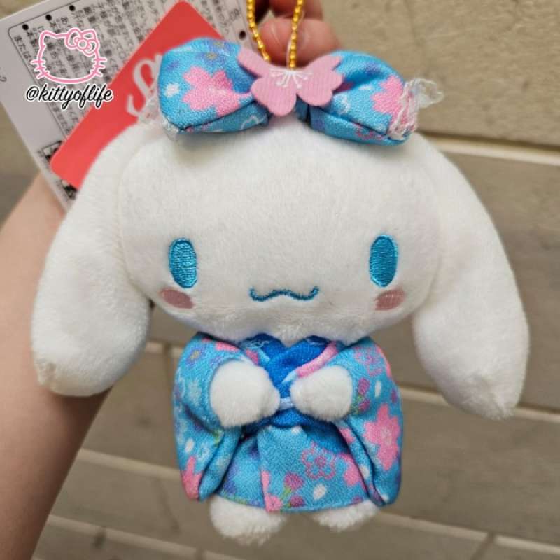 Jual Boneka Bag Charm Cinnamoroll Cherry Blossom Kimono Sanrio Original ...
