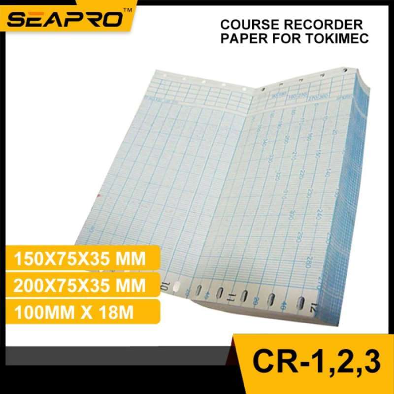Jual Course Recorder Paper Tokimec Cr4 Chart Kertas Marine ...