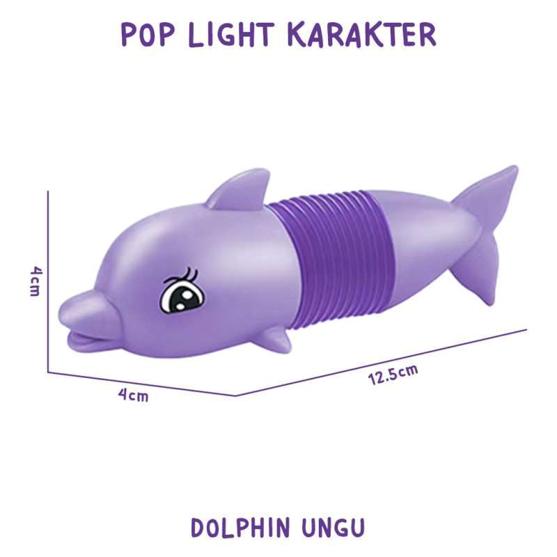 Promo Taiyo Mainan Anak Pop Light Karakter Animal Tube Led Lampu Light ...