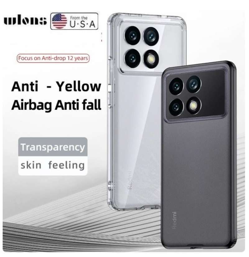 Jual Poco X6 5g / X6 Pro 5g Soft Case Tritone Frosted Original - Poco X6 5g Clear Di Seller Nine ...