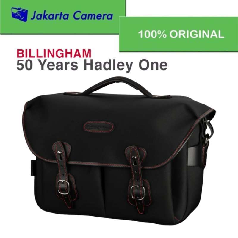 Jual Billingham 50 Years Hadley One - Black With Red Stitching Camera ...