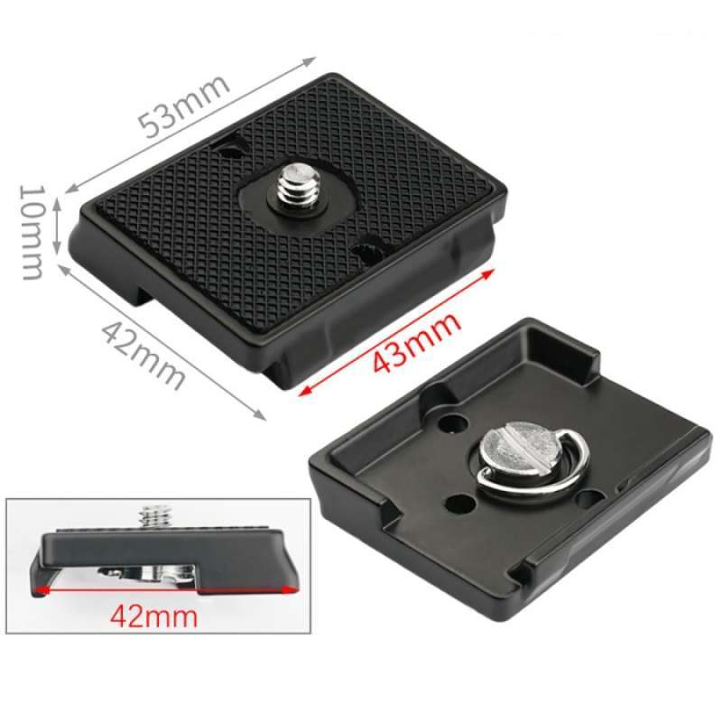 Jual Tripod Quick Release Plate Camera Mount Head Screw Adapter ...