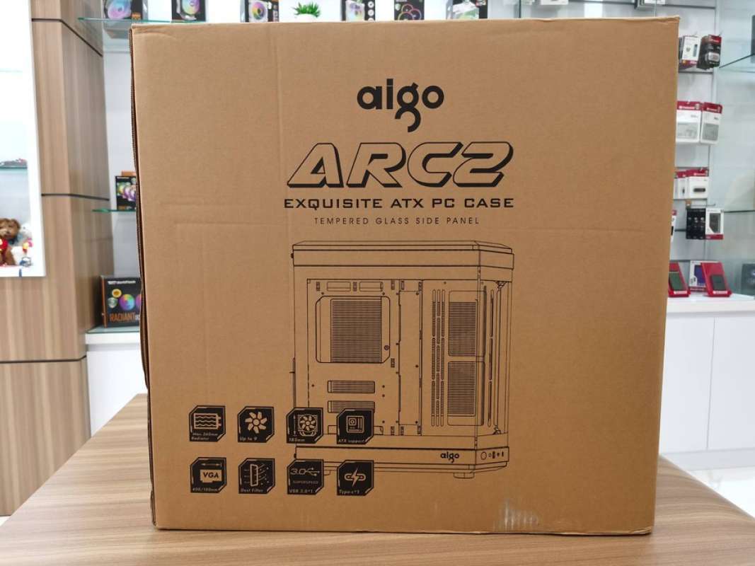 Jual Aigo Arc2 M-atx Curve Pc Casing [no Fan] Di Seller Darkflash Official Store - Mangga Dua ...