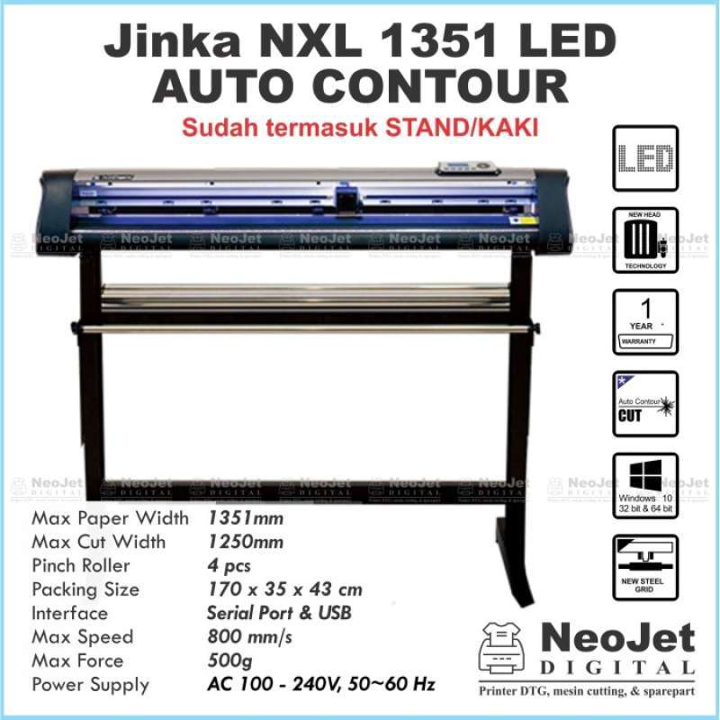 Jual Mesin Cutting Sticker Jinka 1351 Nxl Auto Contour 120cm Led ...
