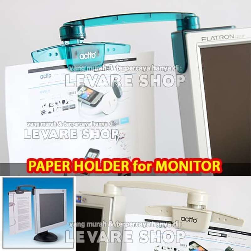 Jual Paper Holder Clip Klip Gantung Kertas File Dokumen Di Monitor ...
