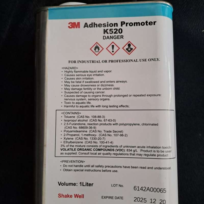 Jual 3m Adhesion Promoter K520 Di Seller Kingyo - Cengkareng Timur ...