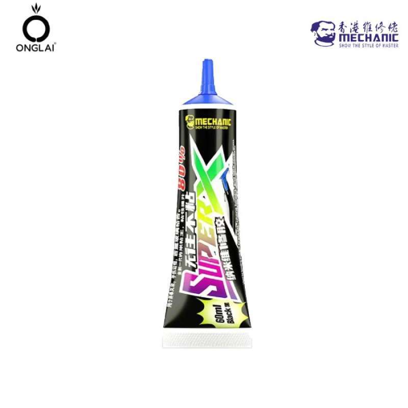 Jual Lem Jelly Mechanic Super X Black/transparent 60ml Nano Repair Glue ...