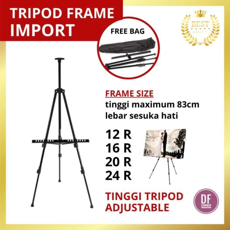 Jual Tripod Frame / Standing Display Foto / Tripod Lukis Di Seller ...