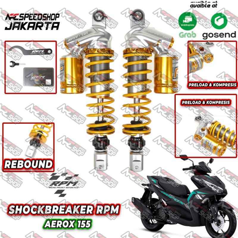 Promo Shockbreaker Rpm Rear Suspension Yamaha Aerox 155cc Shock Rpm ...