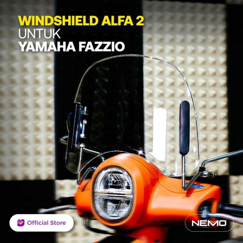 Jual Nemo Windshield / Visor Yamaha Fazzio Tipe Alfa 2 - Bening Di ...