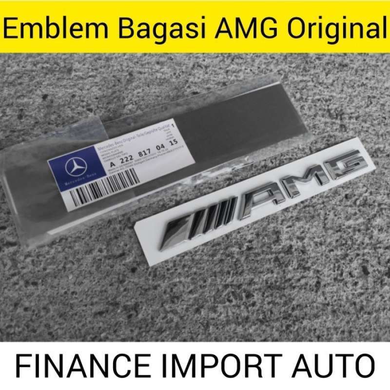 Jual Emblem Amg Mercedes Benz Original Asli New Emblem Bagasi Belakang ...
