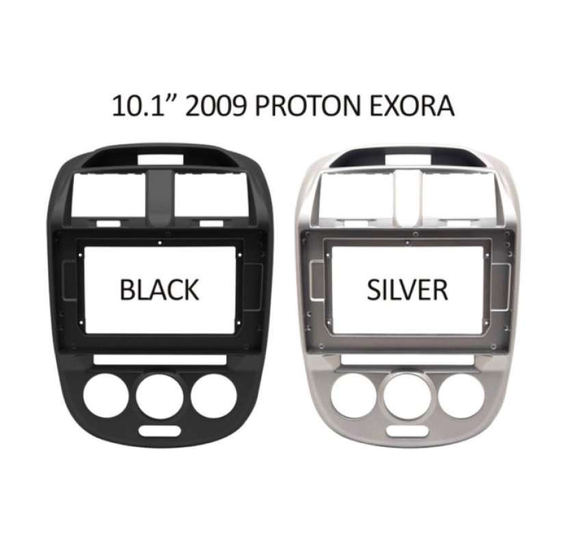 Jual Frame 2 Din Proton Exora 10 Inch 2009 - Silver Di Seller Tombstone ...