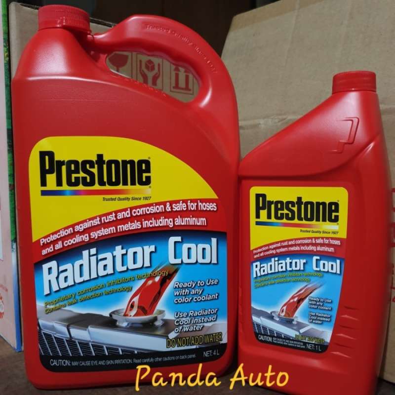 Jual Air Pendingin Radiator Coolant Prestone, Warna Merah. Galon 4 ...