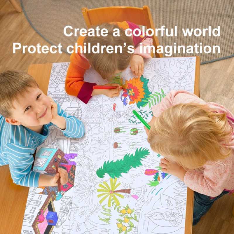 Promo Mideer 10m Colouring Paper Roll Mainan Mewarnai Anak Diskon 23% ...