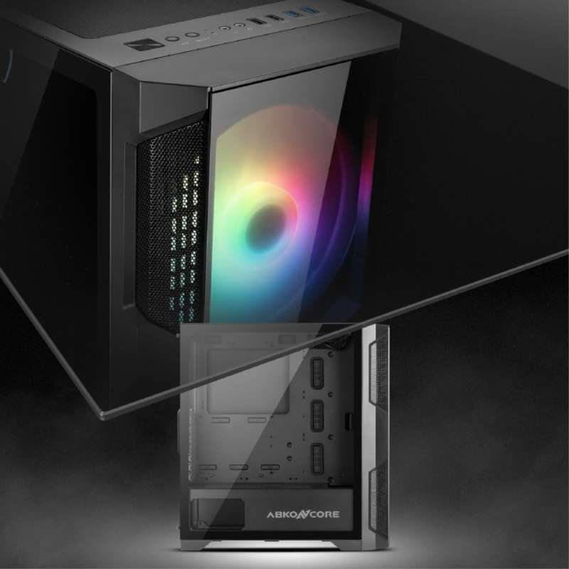 Jual Casing Pc Komputer Gaming Abkoncore Helios 500g H500g Sync Rgb Di ...