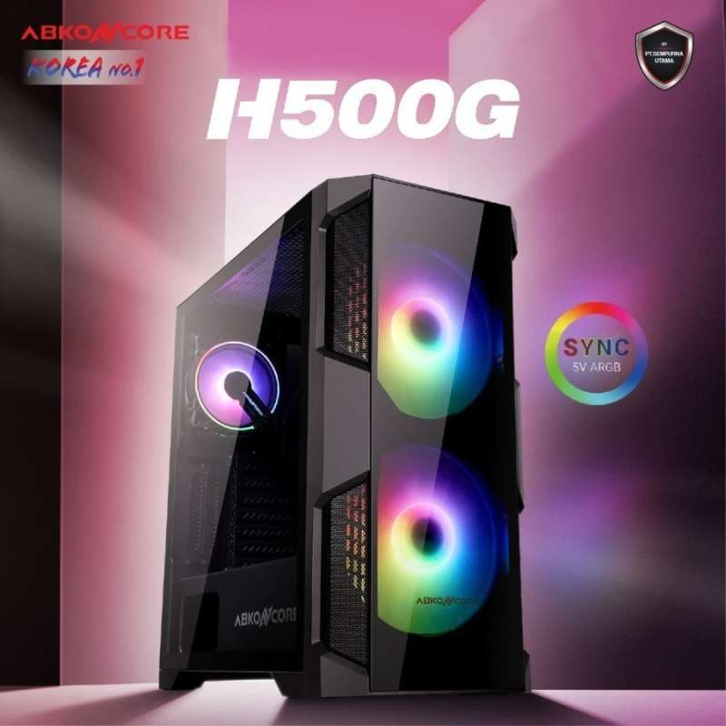 Jual Casing Pc Komputer Gaming Abkoncore Helios 500g H500g Sync Rgb Di ...