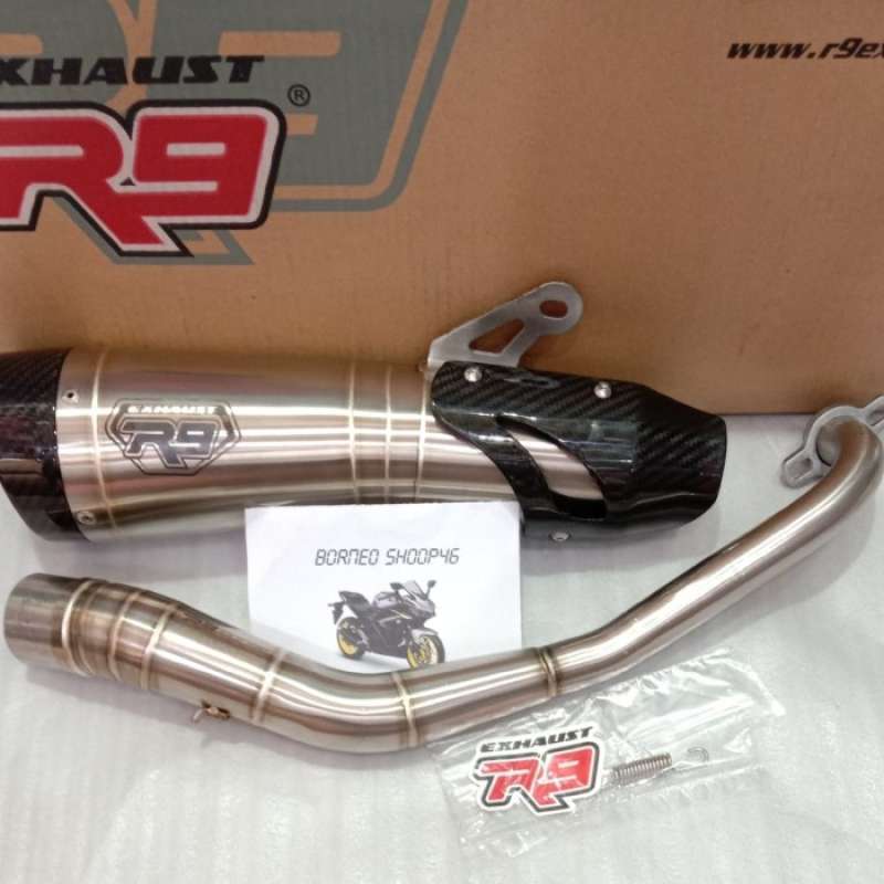 Promo Knalpot R9 H2 New Yamaha Nmax Aerox R9 Original Fullsystem Diskon ...