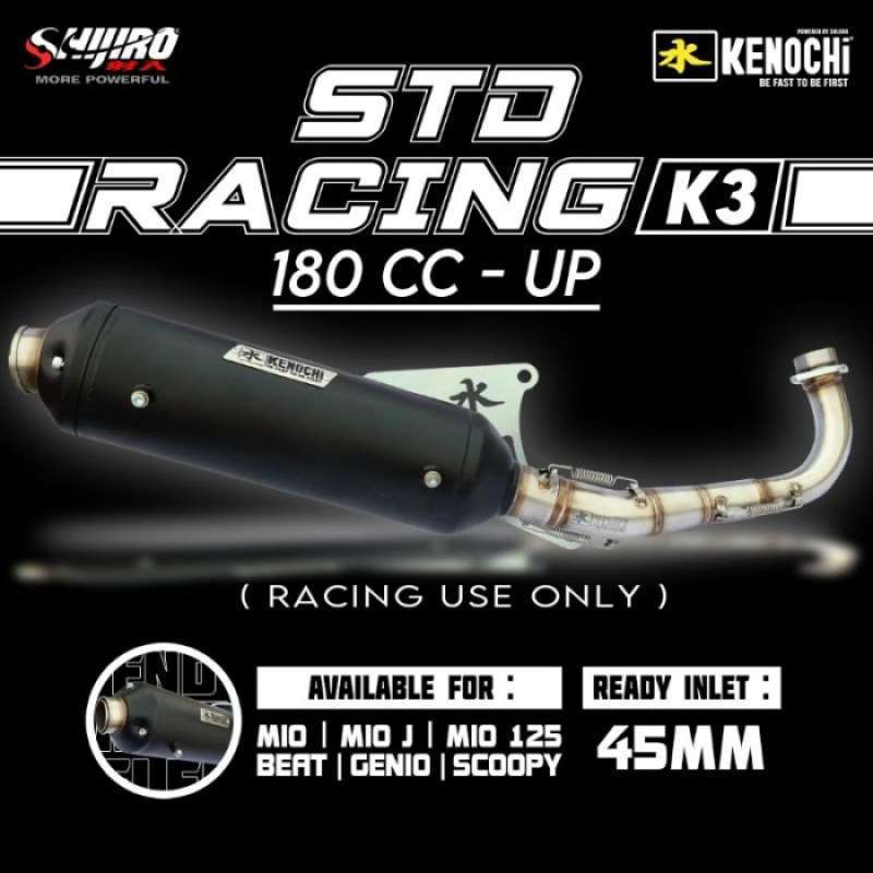 Promo Knalpot Standar Racing Kenochi Type K Series K1 K2 K3 Beat Mio Vario - Genio/beat 2020 ...