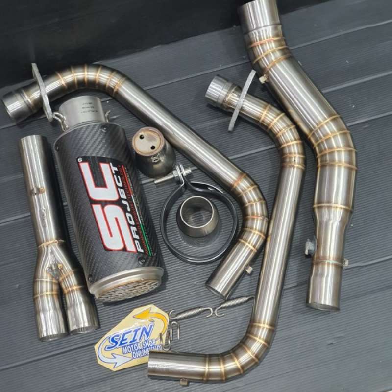 Promo Knalpot Sc Project Mate Carbon Series Full System Import Ninja ...