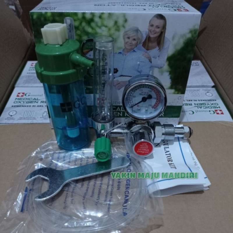 Promo Regulator Oksigen Medis Set / Medical Oxygen Regulator General Care Diskon 23% Di Seller ...