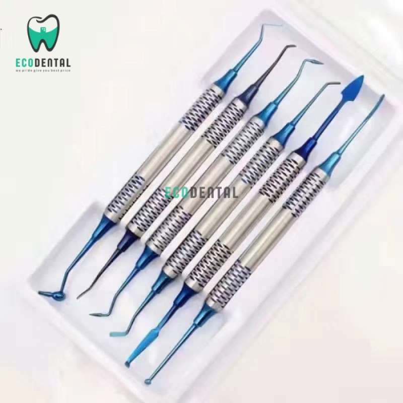 Promo Set Plastic Filling Composite Instrument Anti Lengket Titanium ...