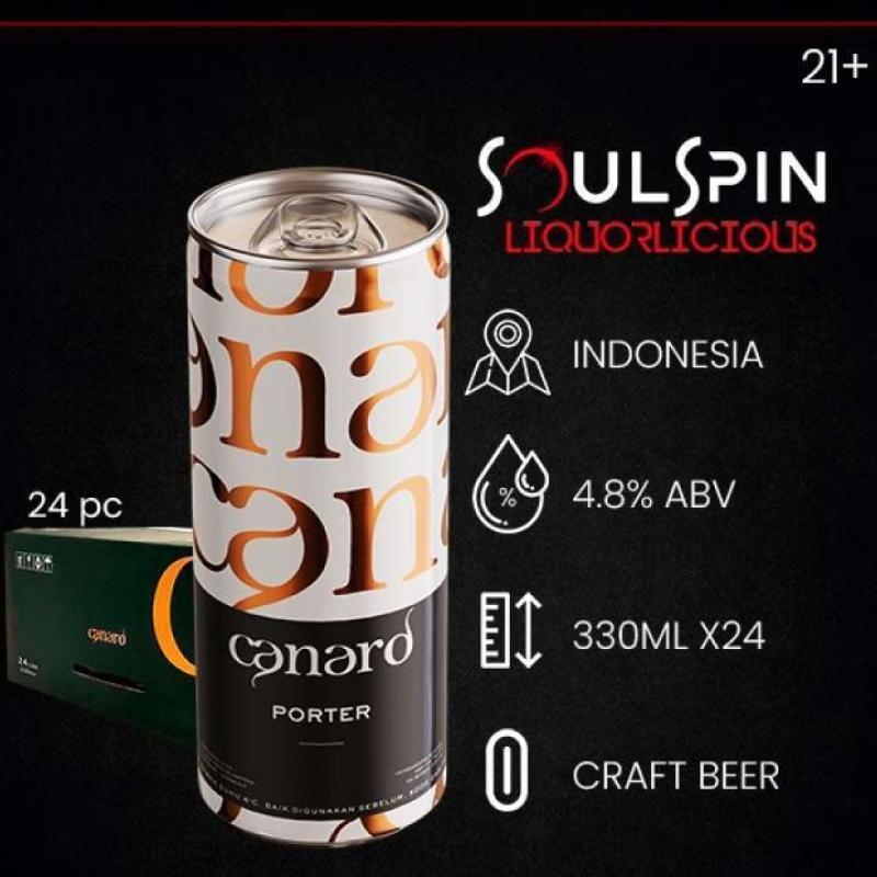Jual Canard Porter 330ml [ Dus Isi 24 Kaleng ] Indonesian Craft Beer Di ...