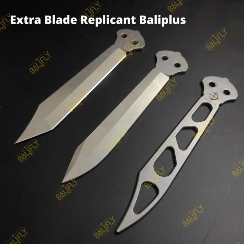Jual Balisong Butterfly Knife Extra Blade Replicant Baliplus - Alt Di ...