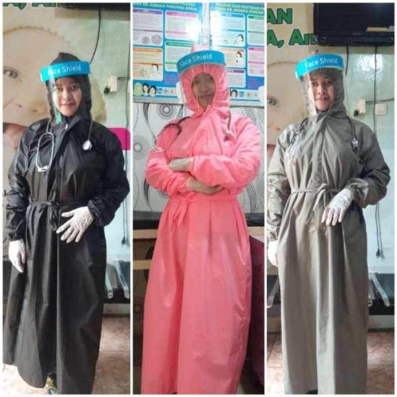 Promo Baju Surgical Gown/jubah Topi/baju Ok/parasut Impor Diskon 23% Di ...