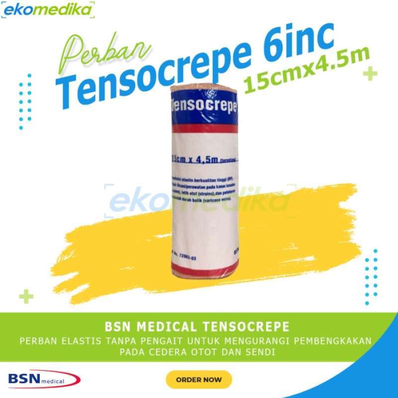 Promo Bsn Tensocrepe 6 Inci (15cm X 4.5 M) Perban Elastis/verban @roll ...