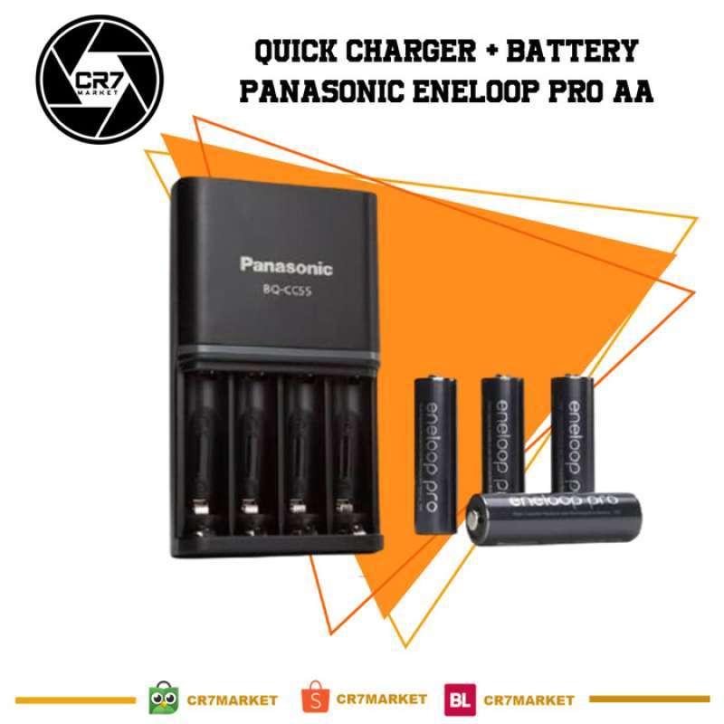 Promo Smart & Quick Charger + Battery Eneloop Pro Japan Diskon 23% Di ...