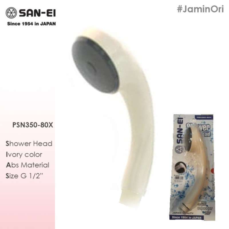 Promo Kepala Shower San Ei Psn 350-80x - Ivory Hand Head Shower Mandi Sanei Diskon 23% Di Seller ...